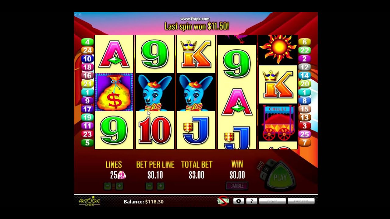 More Chilli Pokie Machine - YouTube