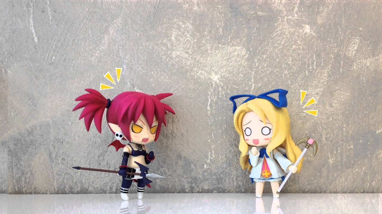 Confused Etna and Flonne Nendoroid - YouTube
