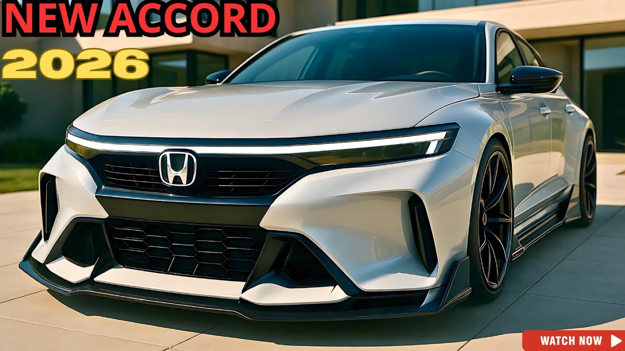 2026 Honda Accord FULL Reveal - Stunning New Look! - YouTube
