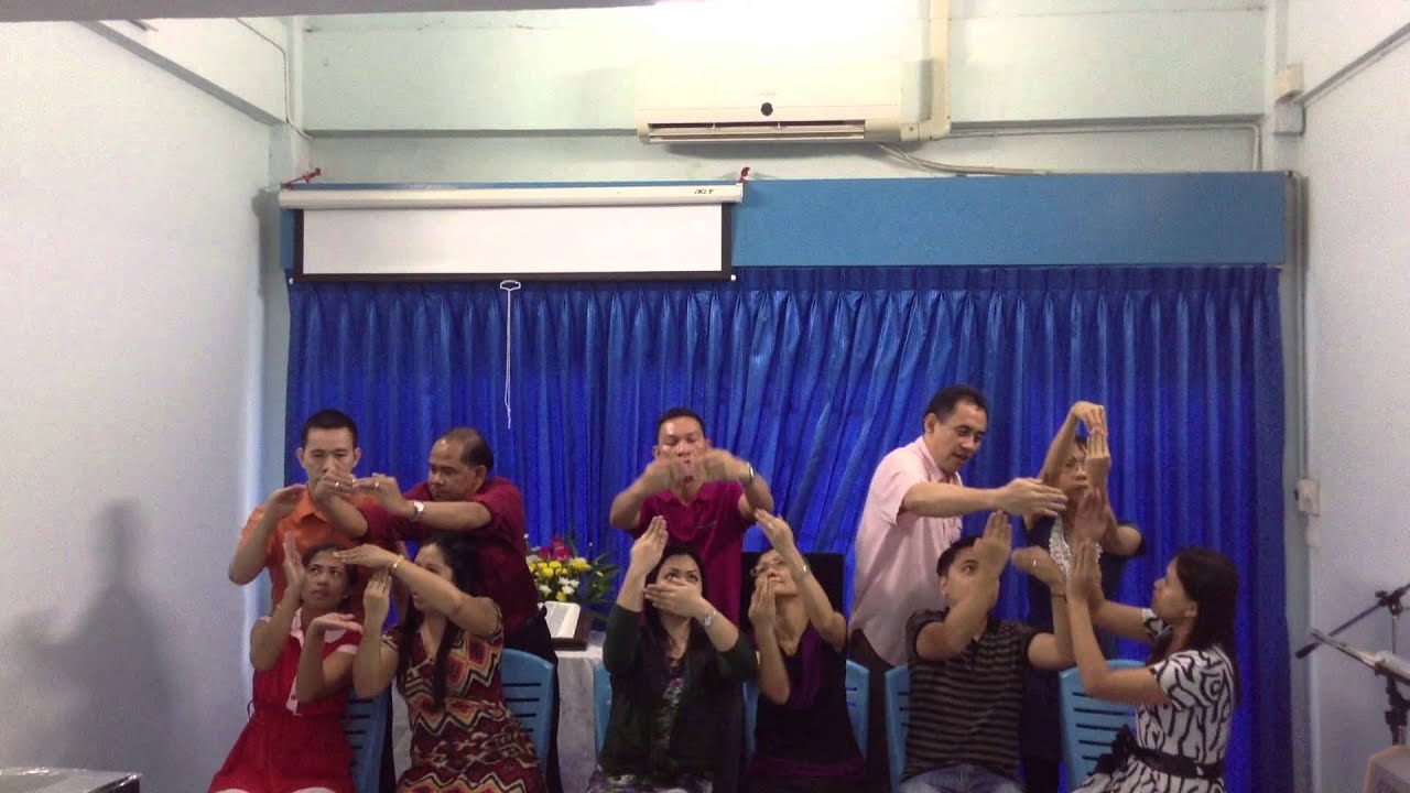 At the Cross - ZBCI Hand Mime Practice - YouTube