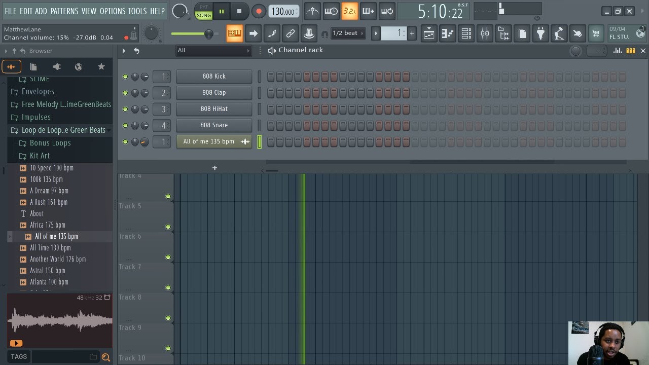 How to Adjust Volume and Panning in the Channel Rack - YouTube