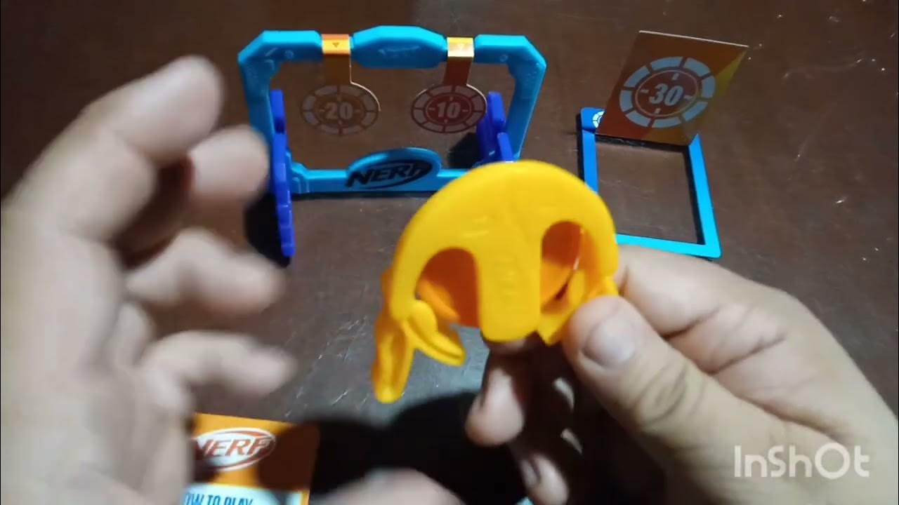 Nerf Disk Blaster Challenge (McDonald's 2024) - YouTube