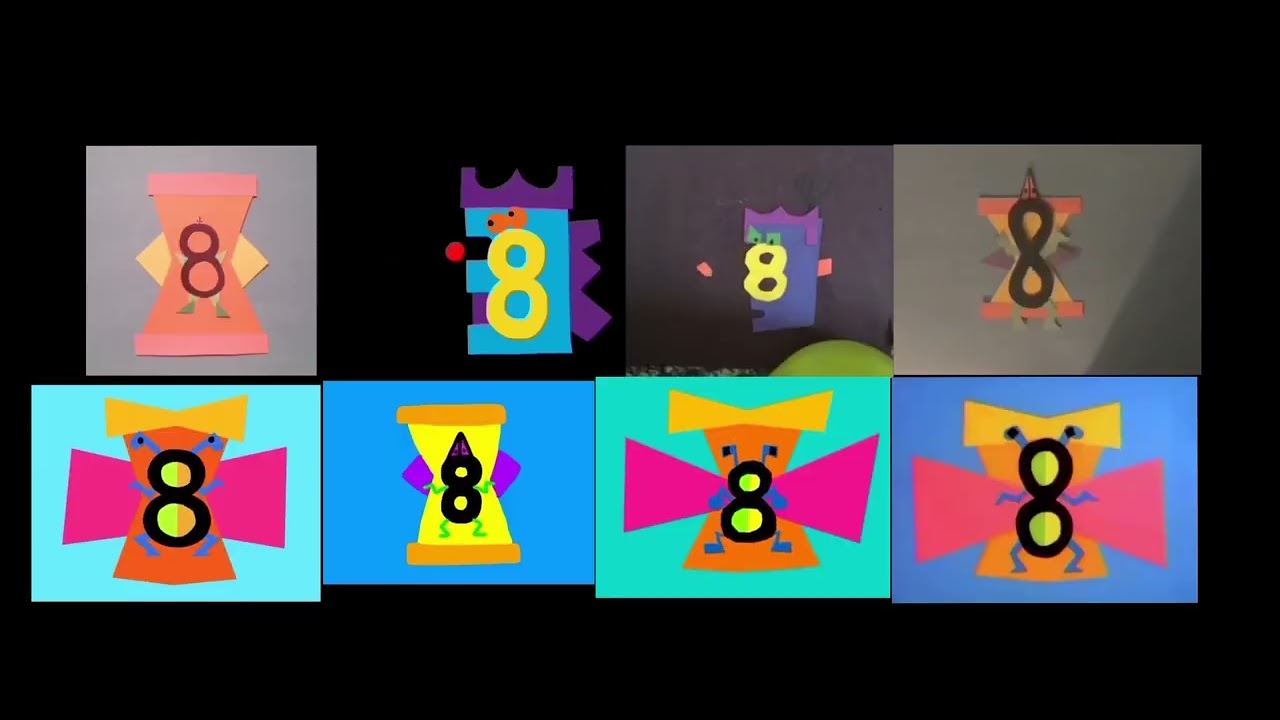 Sesame Street-Abstract Count 20 8 Parison (My Version) - YouTube