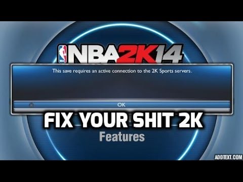 NBA 2K 14: 2K Fix Your Servers [PS4 HD] - YouTube