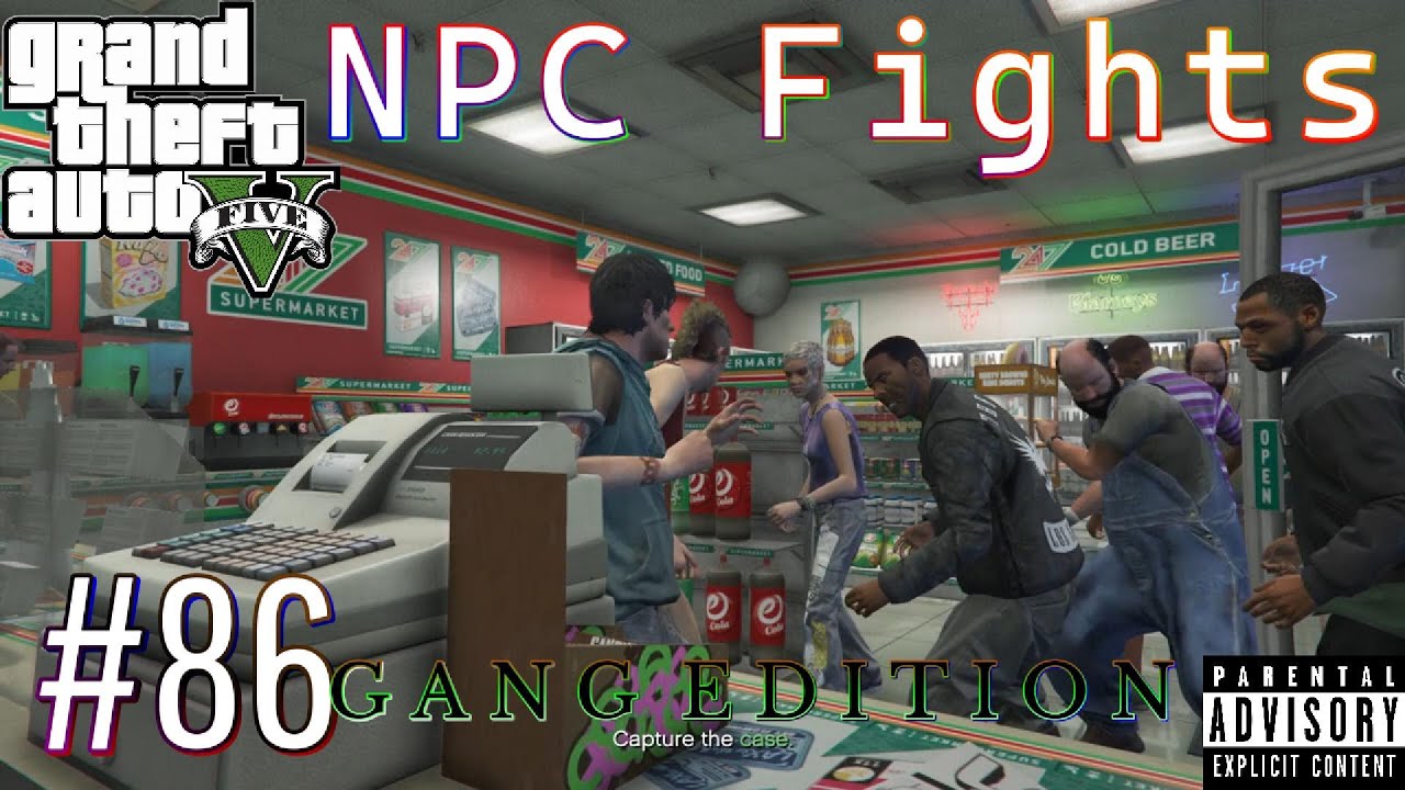 GTA 5 NPC Fights #86 (Gang Edition) - YouTube