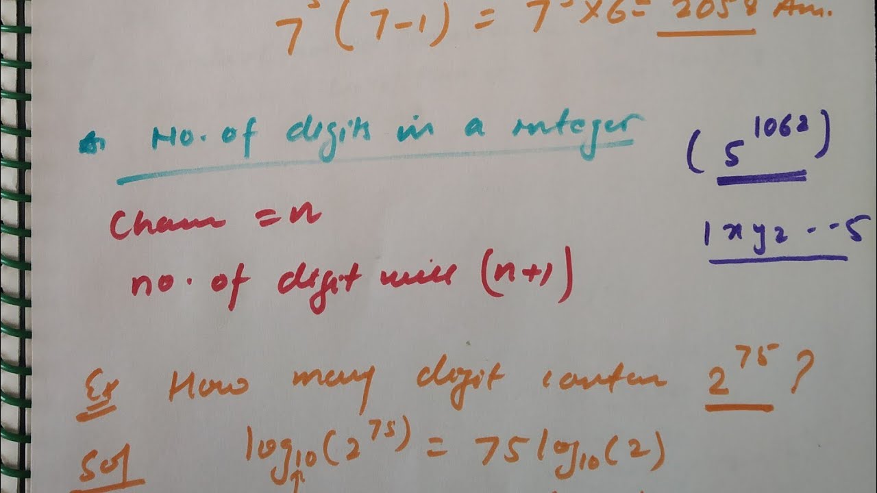 Log part 3 (Characteristic and mantissa) - YouTube
