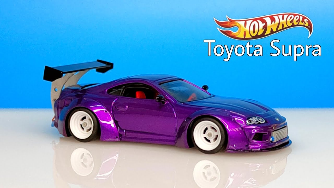CUSTOM HOT WHEELS TOYOTA SUPRA - YouTube