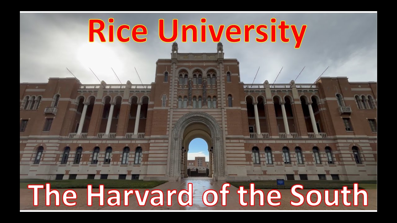 Rice University, Campus Tour, The Harvard of the South - YouTube