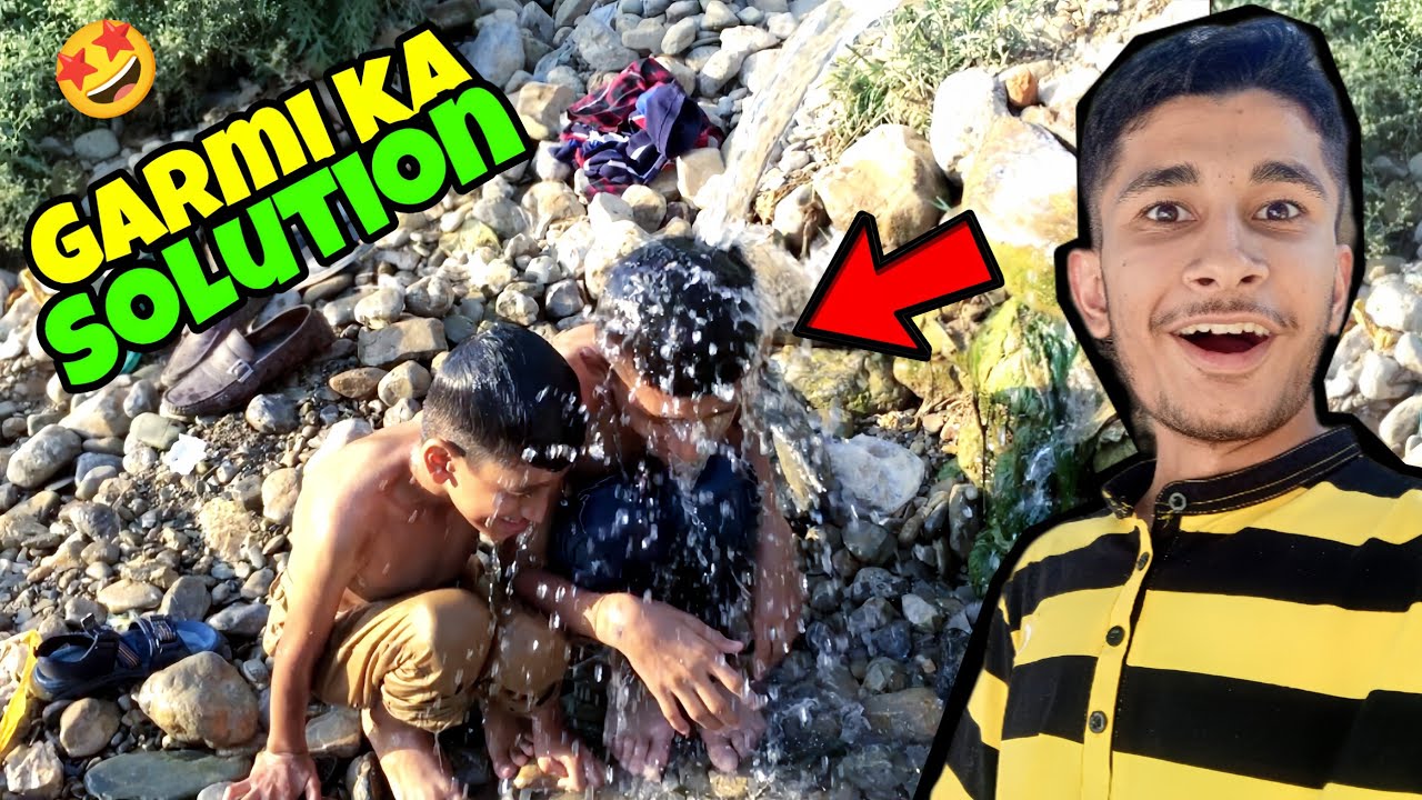Finally Garmi Ka Solution milgaya 🤩 || Swimming with cold water 🥶 ...