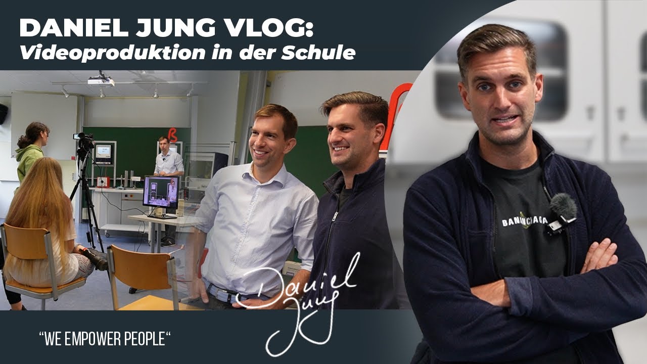 Daniel Jung VLOG: Videoproduktion in der Schule 🎥 🎬 🎓 - YouTube