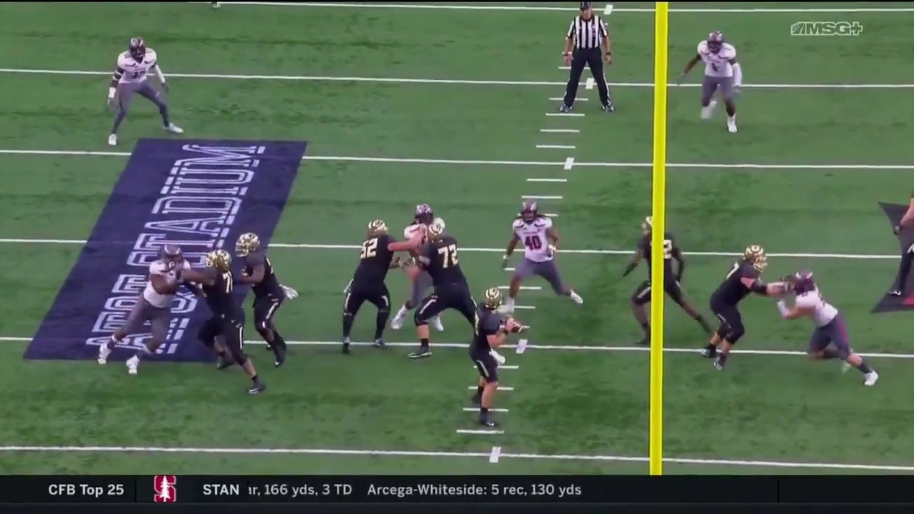 Charlie Brewer 40 yd pass to Blake Lynch, Baylor v Tech 2017 - YouTube