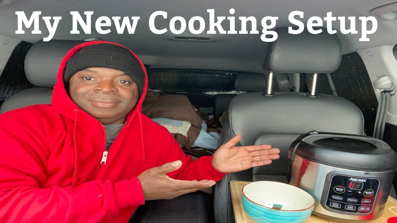 Living In A Car | Car Cooking Inside In 27• Weather | Episode # 3 - YouTube