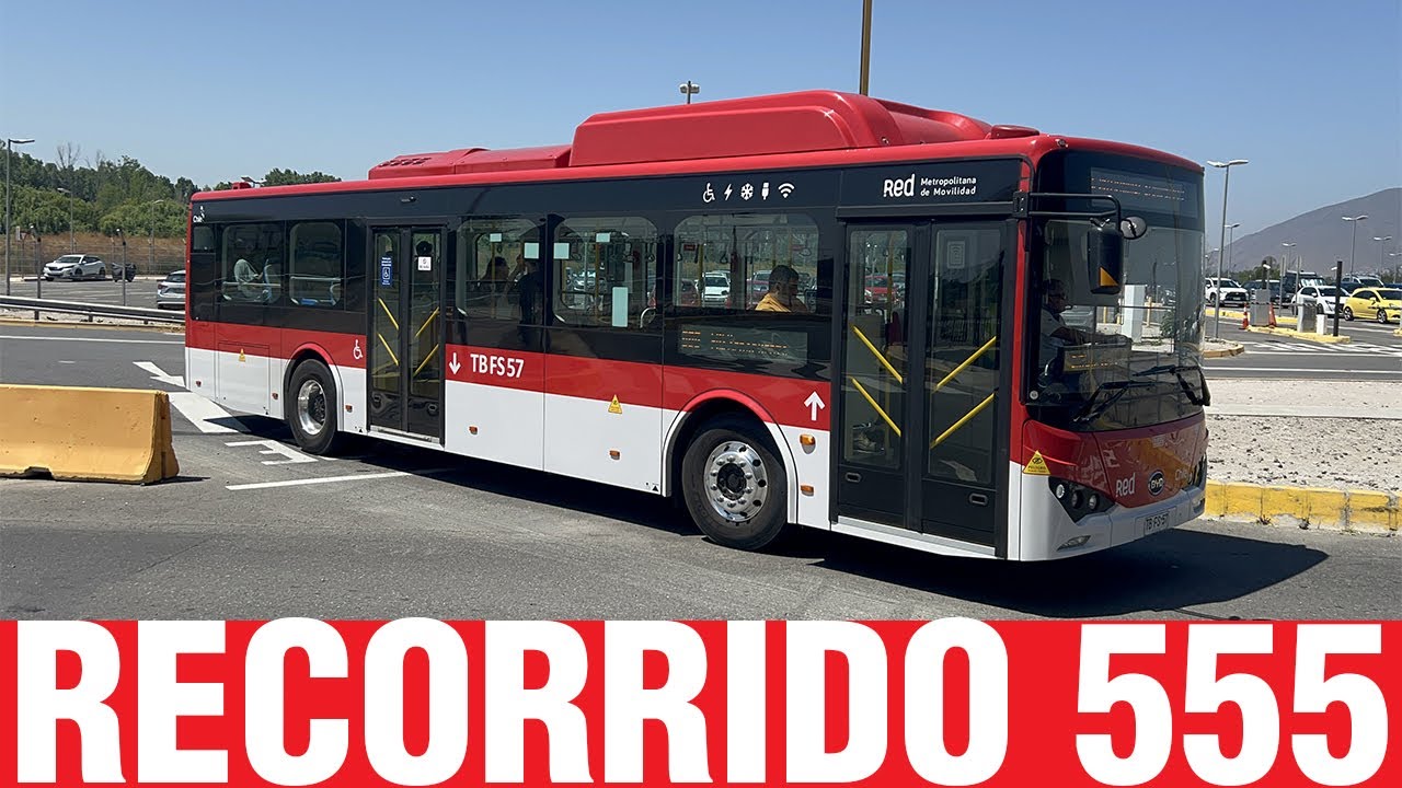 Red | Buses BYD K9KA por Recorrido 555 - YouTube