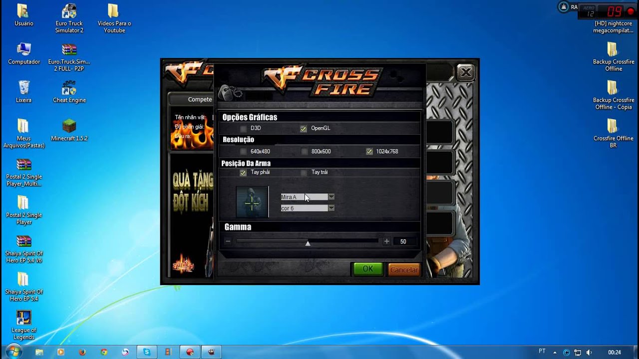 [Crossfire Offline](Tutorial #6)90% De Tudo Português - YouTube