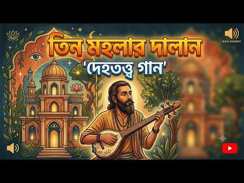 তিন মহলার দালান | Tin Moholar Dalan | দেহতত্ত্ব গান | Deho Nogor