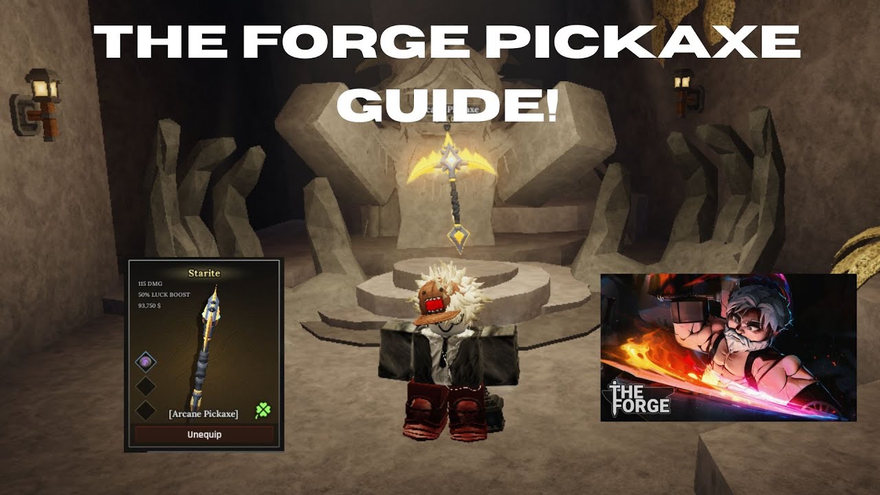 This is THE BEST Pickaxe Progression guide in The Forge ! - YouTube