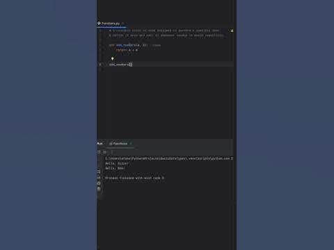 Functions in Python (Reusable Code) - YouTube