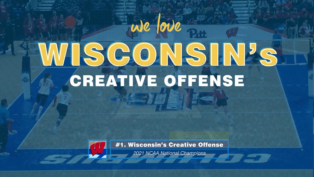 Wisconsin Volleyball's Unique Creative Offense - YouTube
