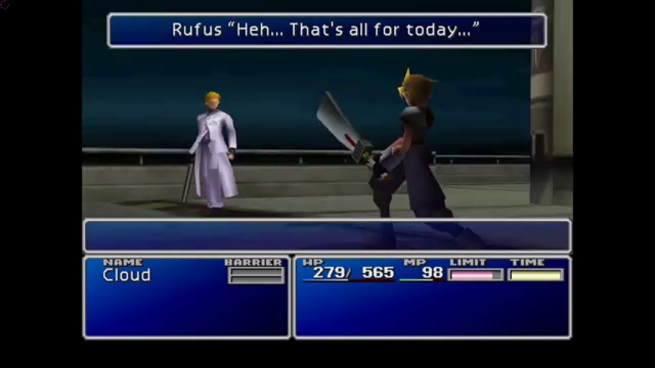 FF7 Boss Battle - Cloud vs Rufus - YouTube