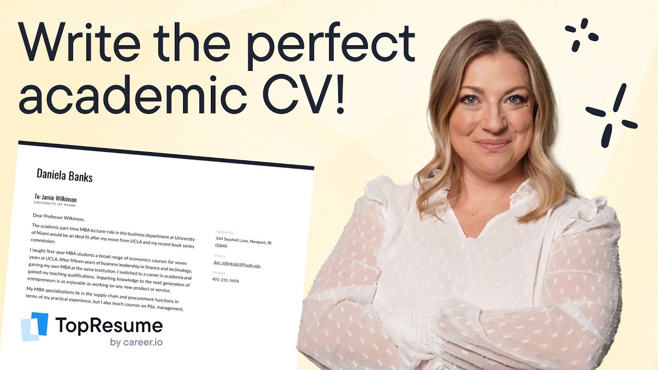 Resume vs academic CV: Differences and top writing tips - YouTube