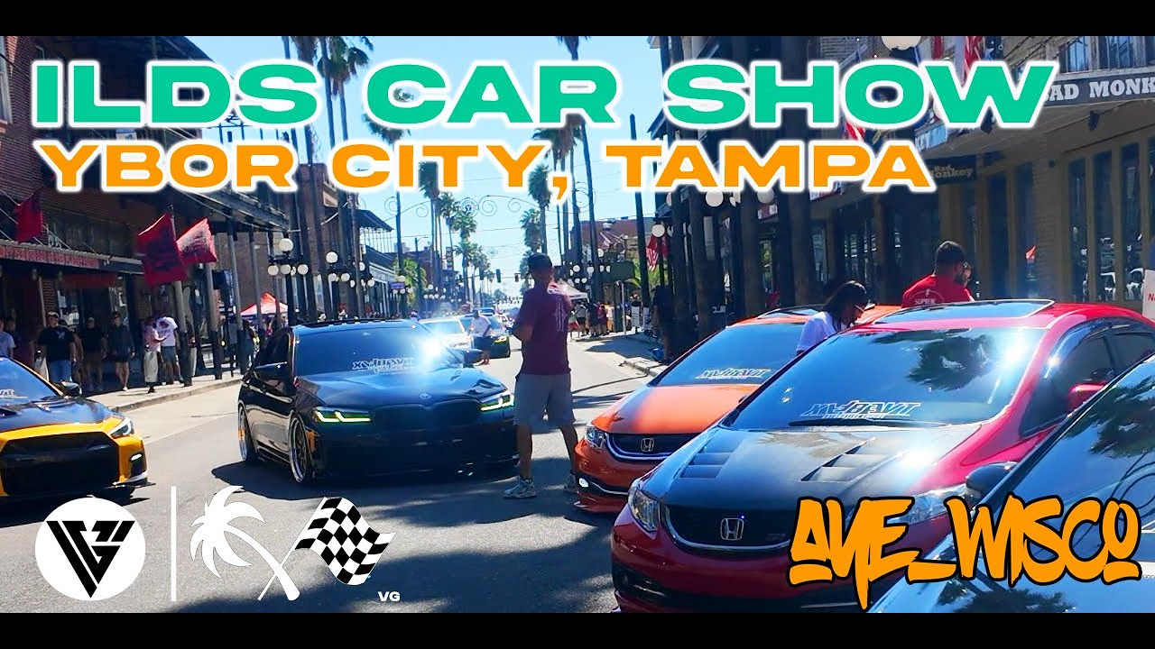 I LOVE DRIVING SLOW_Car Show_YBOR CITY, Tampa FL 13 April 2025 | 4K # ...