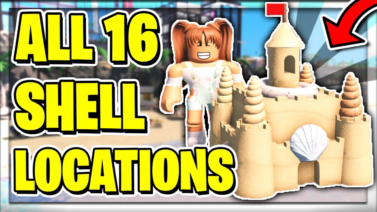ALL 16 SHELL LOCATIONS In Roblox RoCitizens | Sandy Quest - YouTube