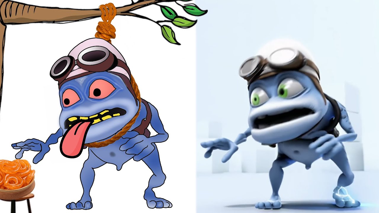 Crazy Frog - Flash Funny Drawing Meme | Cartoon Meme | - YouTube