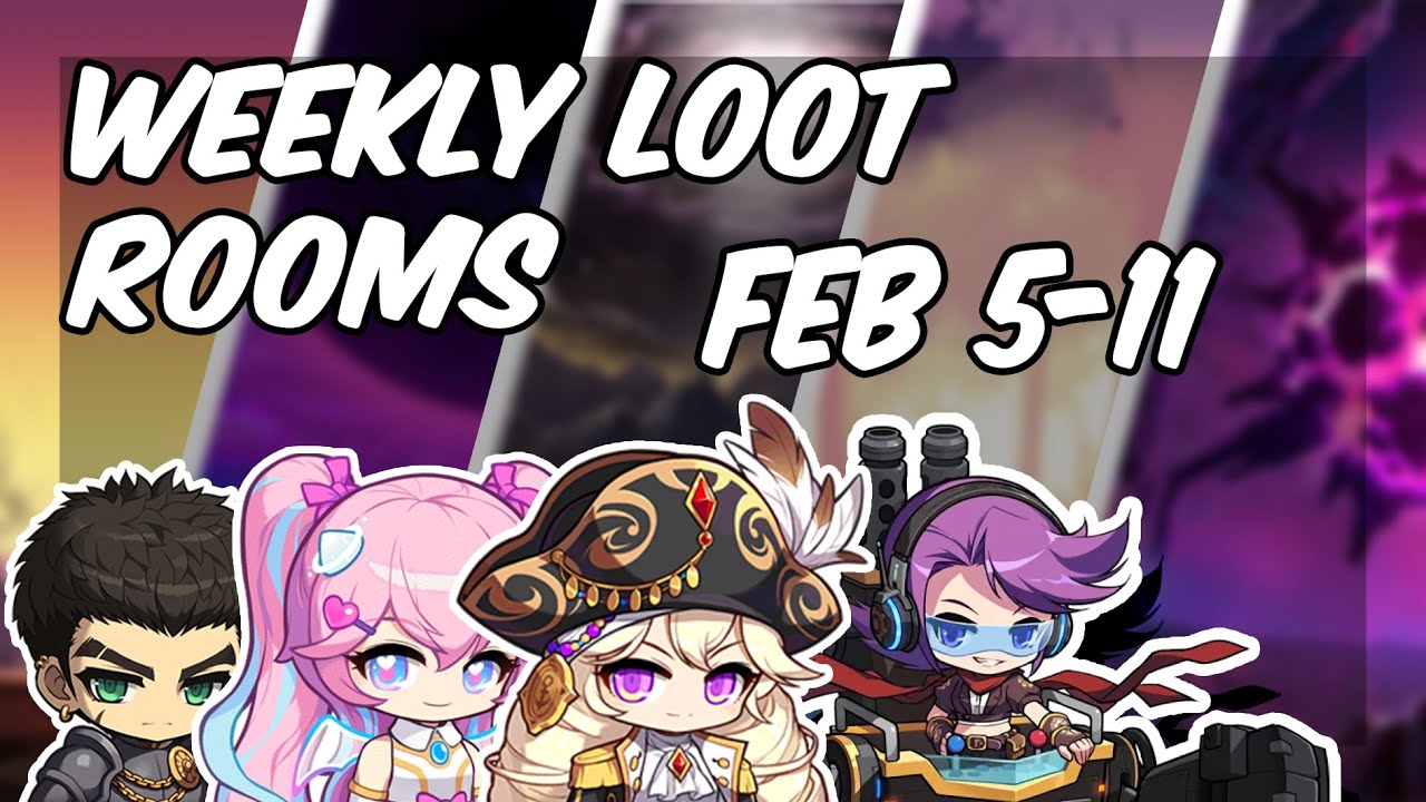 Maplestory Weekly Bossing Loot Rooms | February 5th - 11th - YouTube