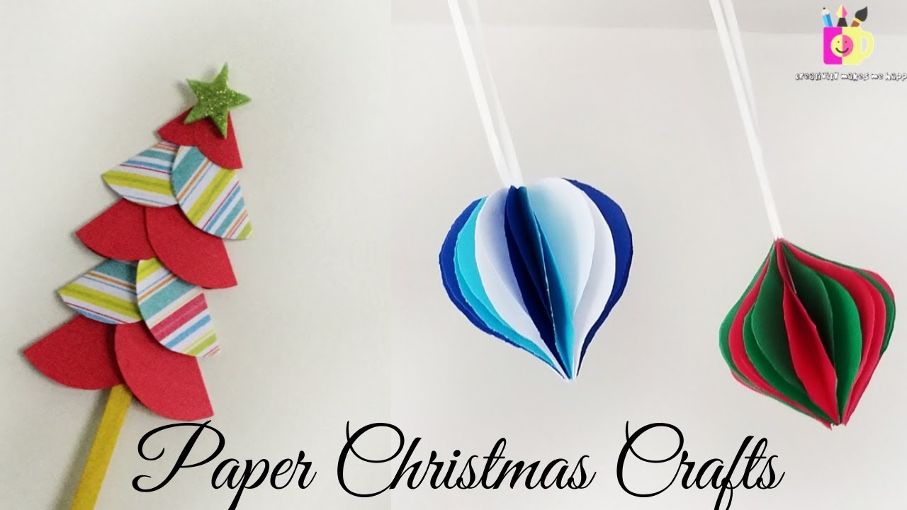 3D paper christmas Decoration||DIY christmas Decorations - YouTube