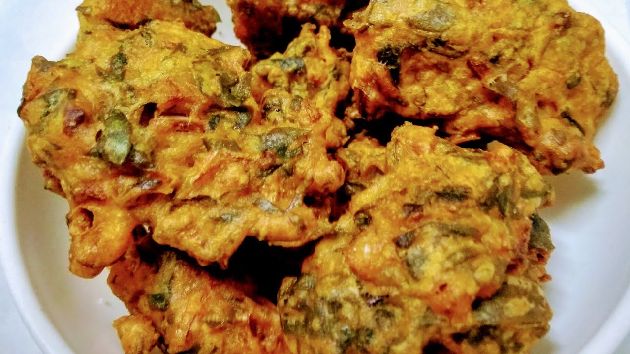 മുരിങ്ങഇല പാക്കോര Moringa leaf snacks || sahjan ki pathe ki pakkora ...