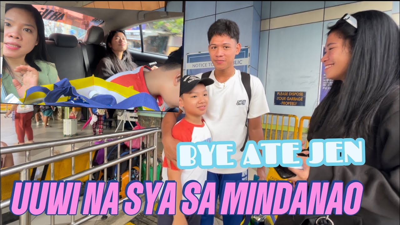 PAGHATID SA SAKAYAN NG BARKO |UUWI NA SYA NG MINDANAO 😥🥰 #minivlog # ...