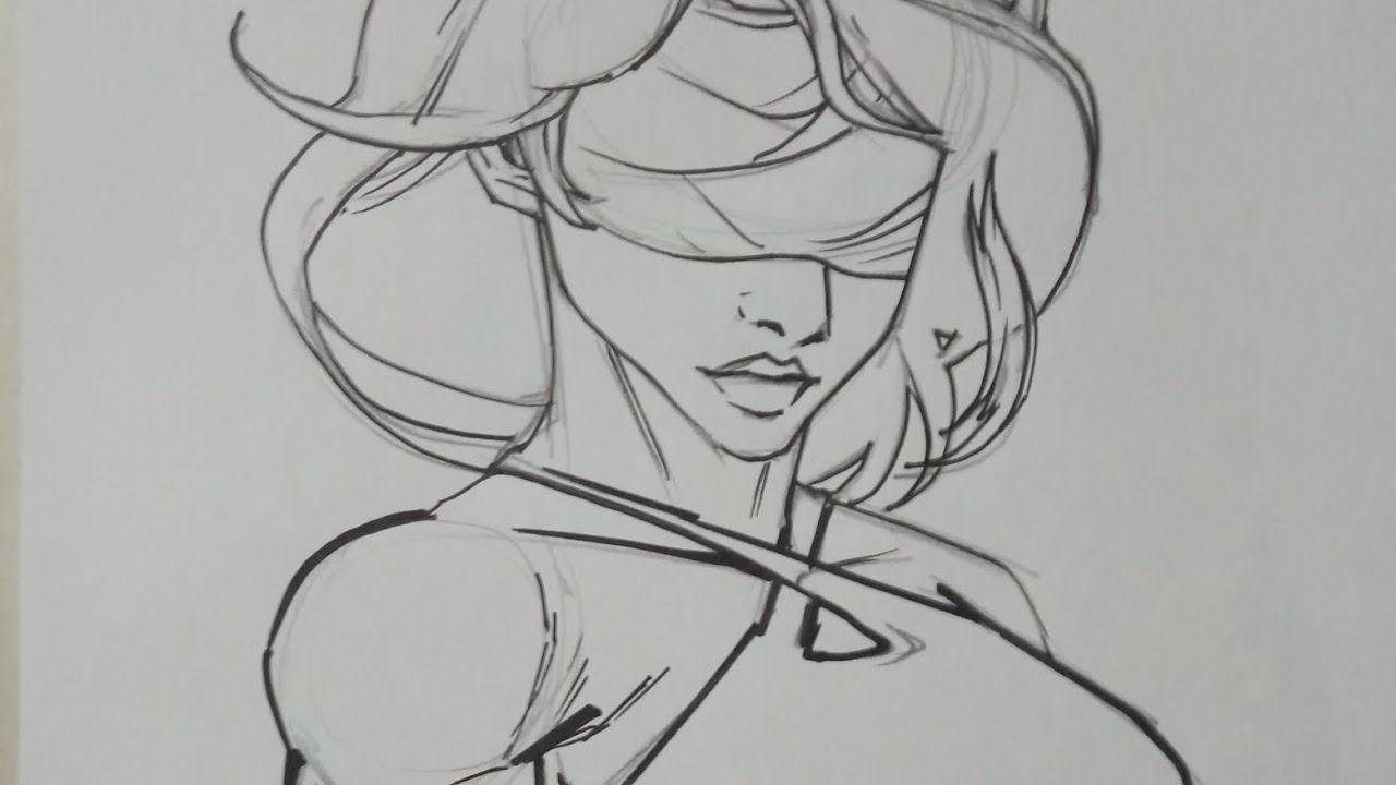 sketching and outline 2B - YouTube