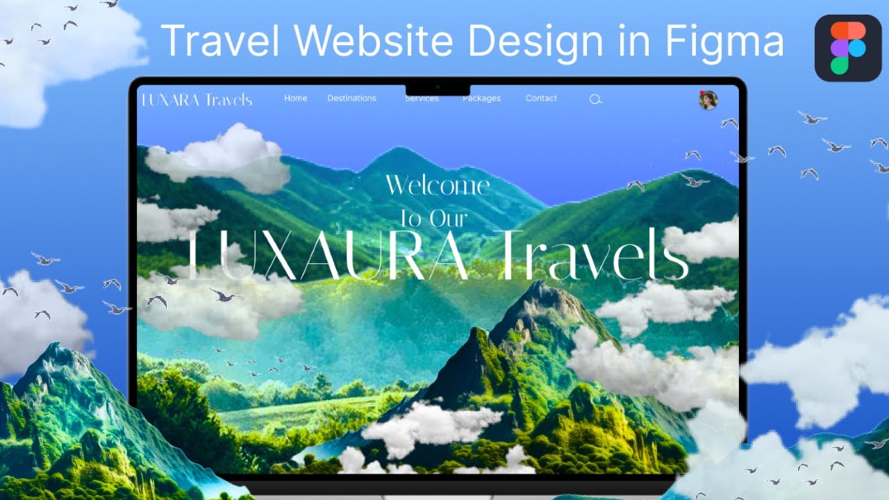 Travel Website Design using Figma #figma #webdesign #figmatutorial # ...