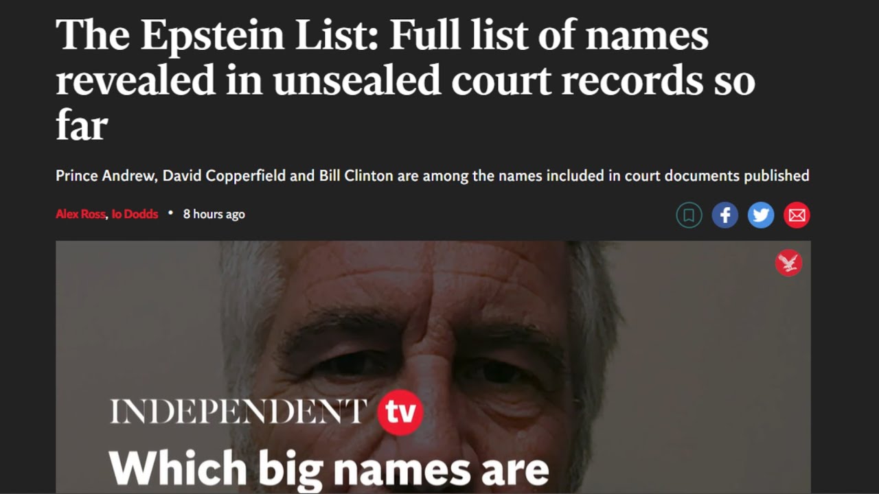 Epstein List: Unsealed Secrets Revealed! | Shocking Names Exposed ...
