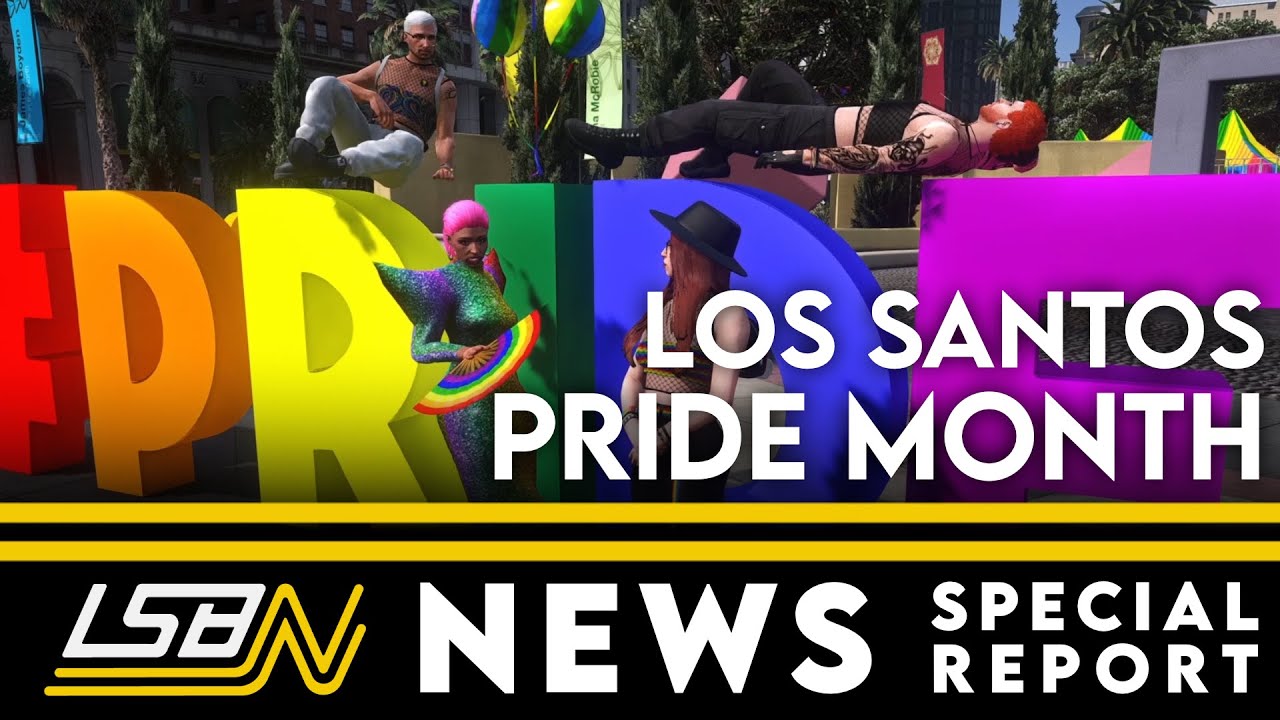 LSBN Special Report - Los Santos Celebrates Pride! - YouTube