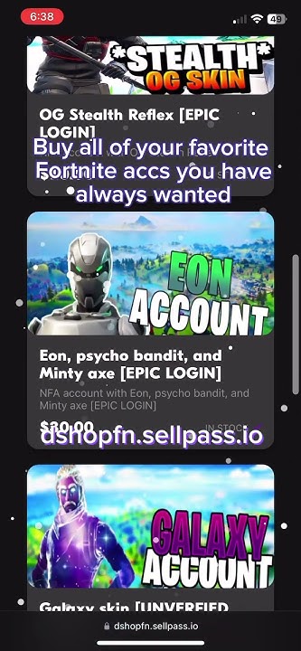 https://dshopfn.sellpass.io/products #fortnite #fortniteclips - YouTube