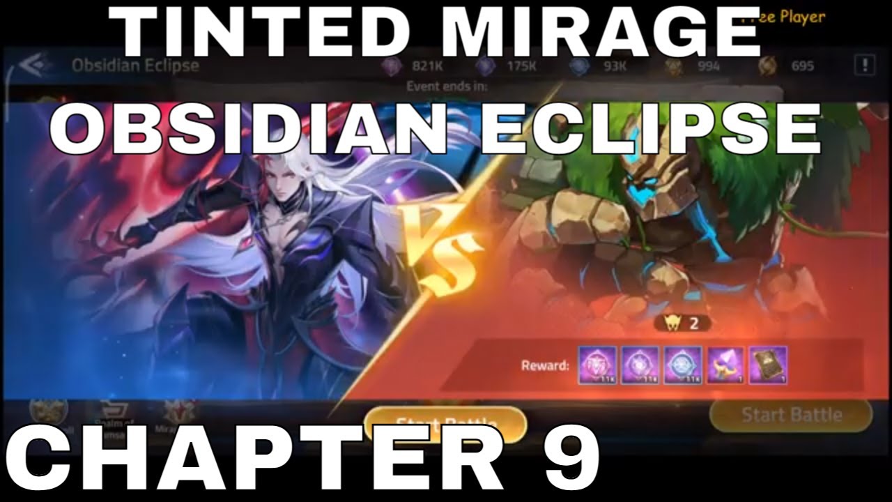 TINTED MIRAGE OBSIDIAN ECLIPSE CHAPTER 9 MOBILE LEGENDS ADVENTURE - YouTube