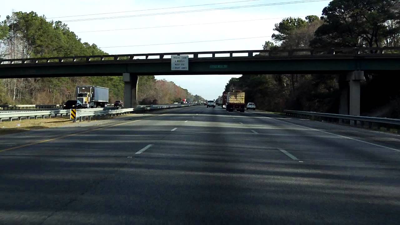 Interstate 95 - Georgia (Exits 90 to 99) northbound - YouTube