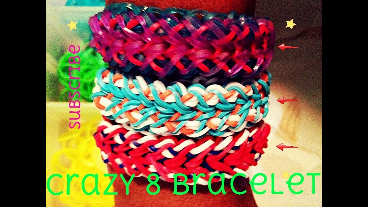 Crazy 8 Bracelet (ORIGINAL DESIGN) New - YouTube