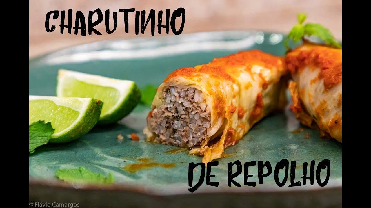 CHARUTINHO DE REPOLHO | CHARUTINHO DE REPOLHO COM CARNE MOÍDA ...