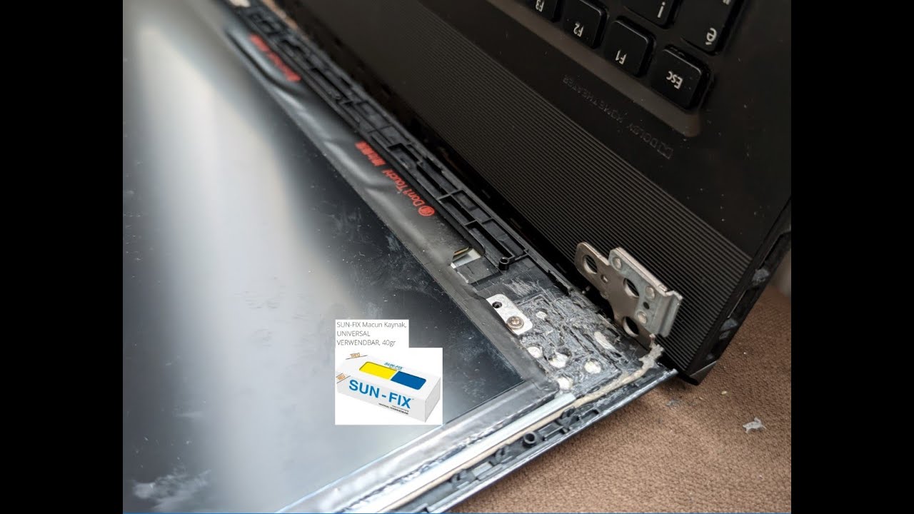 SUN FIX KAYNAK MACUNLA EVDE LAPTOP ÇERÇEVE/MENTEŞE ONARIMI - YouTube