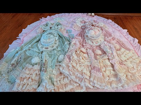Versailles style dresses for BJD (Volks SuperDollfie)