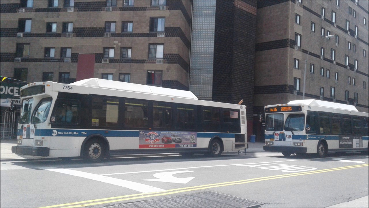 NYCT MTA Route Bx36: 2004 Orion VII 07.501 #7764 - YouTube