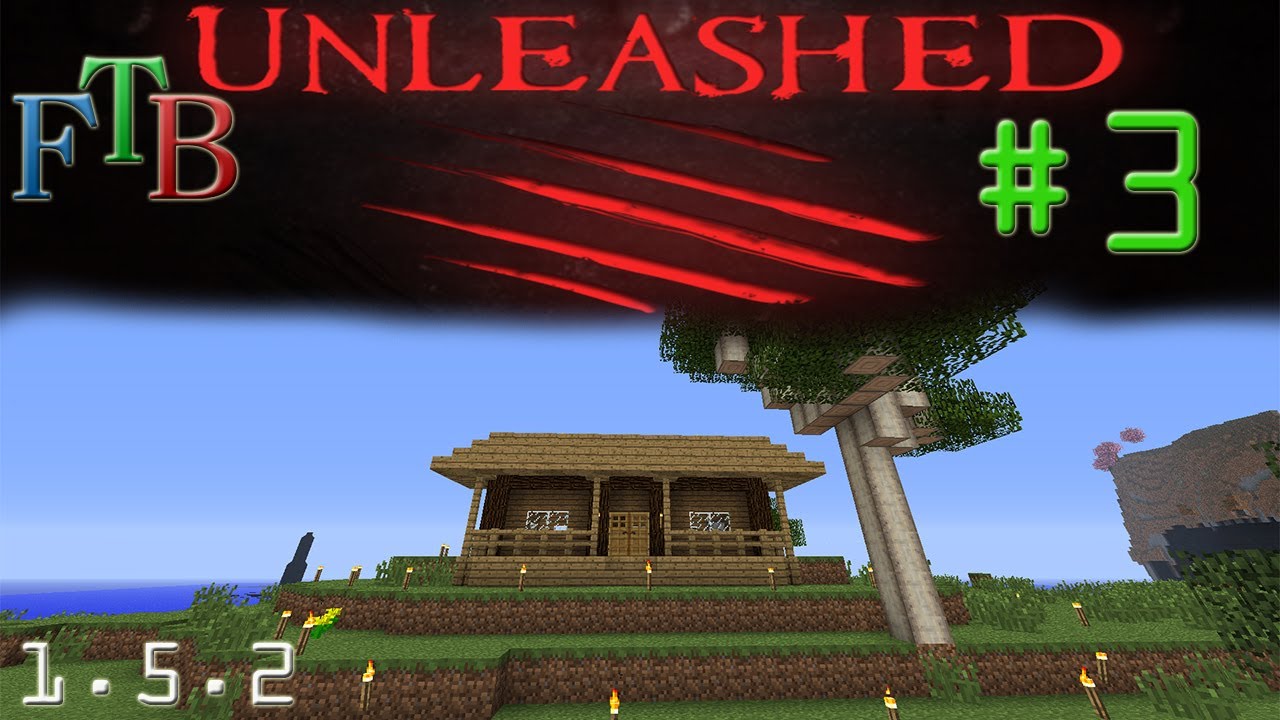 Minecraft: FTB Unleashed Episode 3 - Abyssal Stone & Beealyzer - YouTube