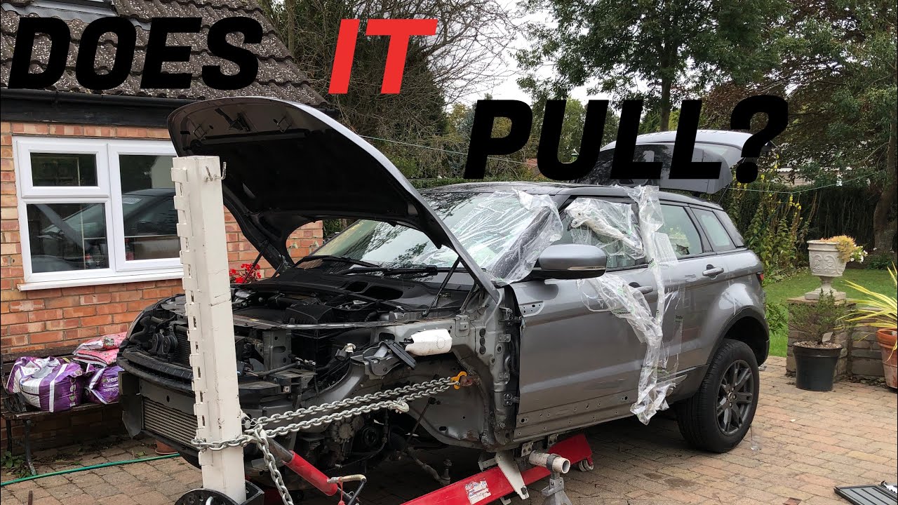 Does the Evoque A Pillar PULL With the DOZER? - YouTube