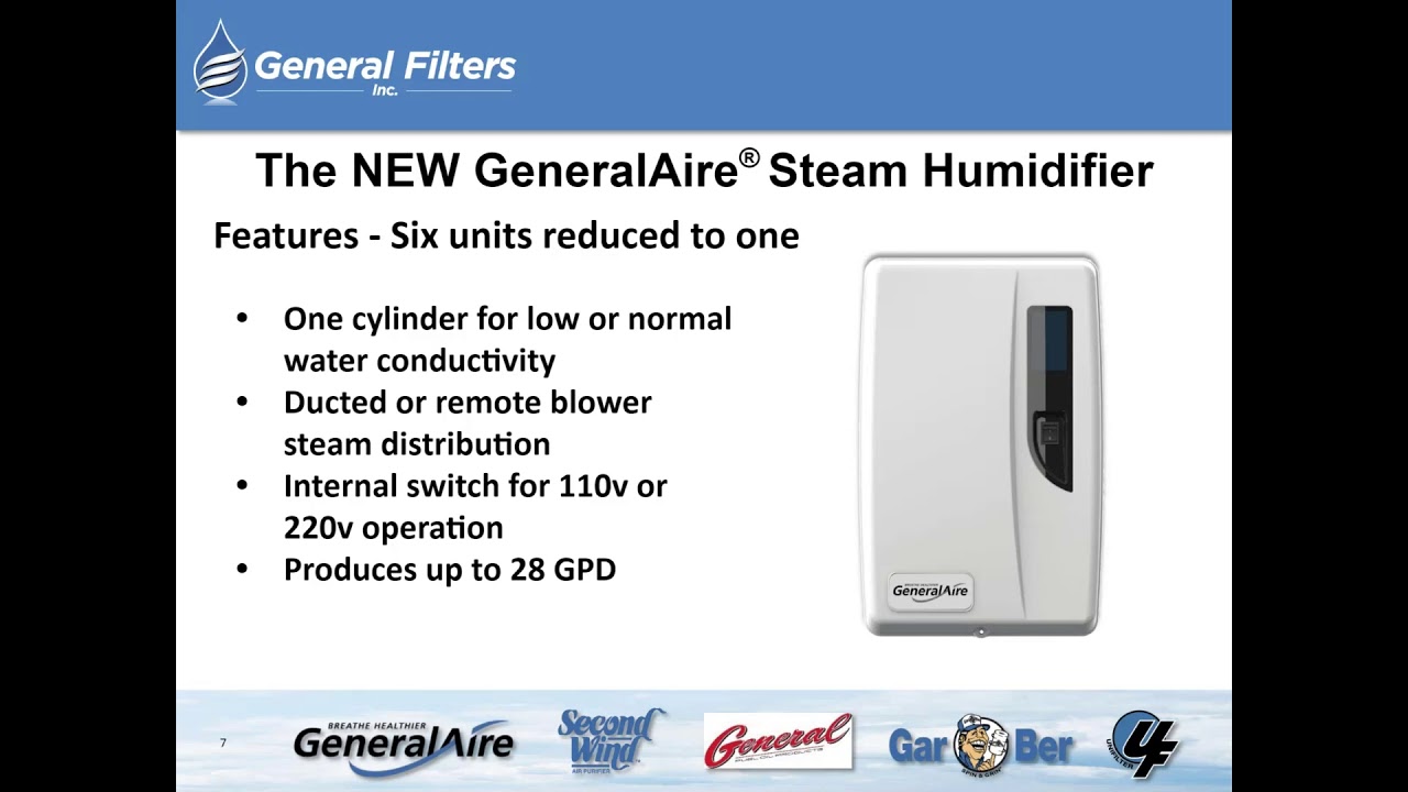 New Steam Humidifier from General Aire! - YouTube