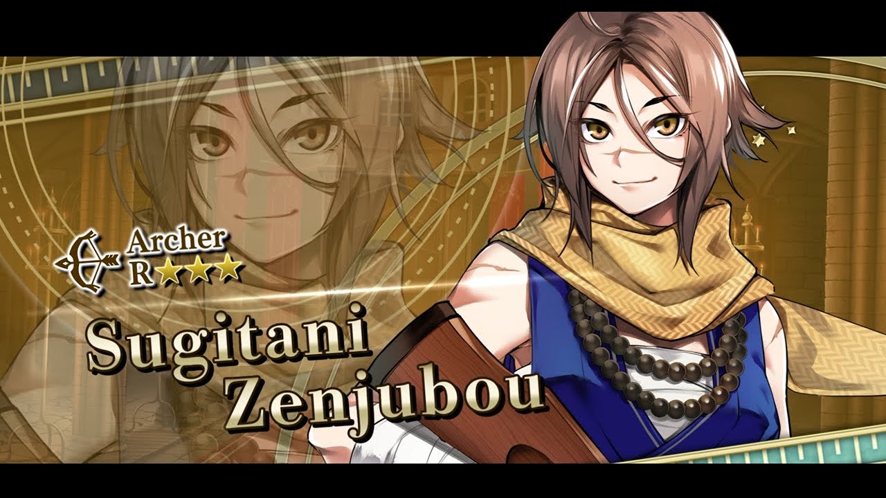 Fate/Grand Order -Sugitani Zenjubou Servant Introduction - YouTube