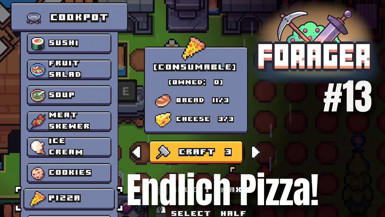 Forager #13: Endlich Pizza! | Linux/Proton - YouTube