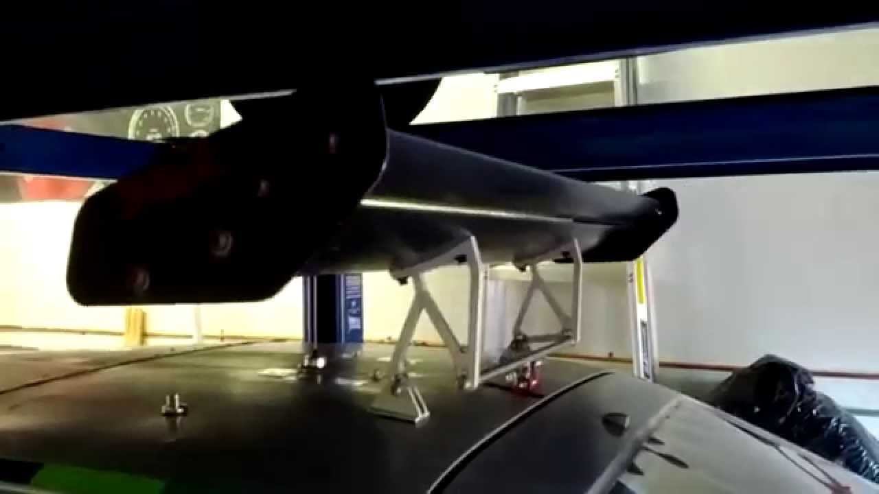 RaceCapture/Pro Servo controlled active aero wing - YouTube