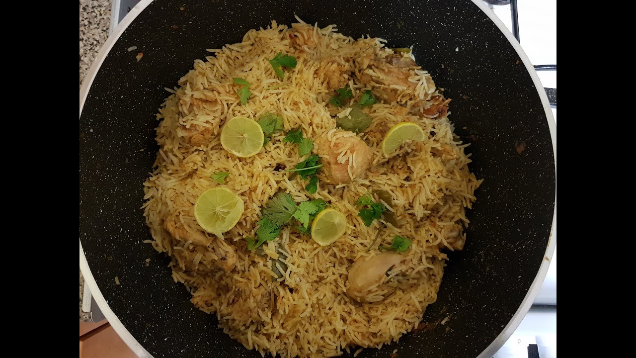 Chicken Biryani Chicken rice recipe easy and fast homemade for ...